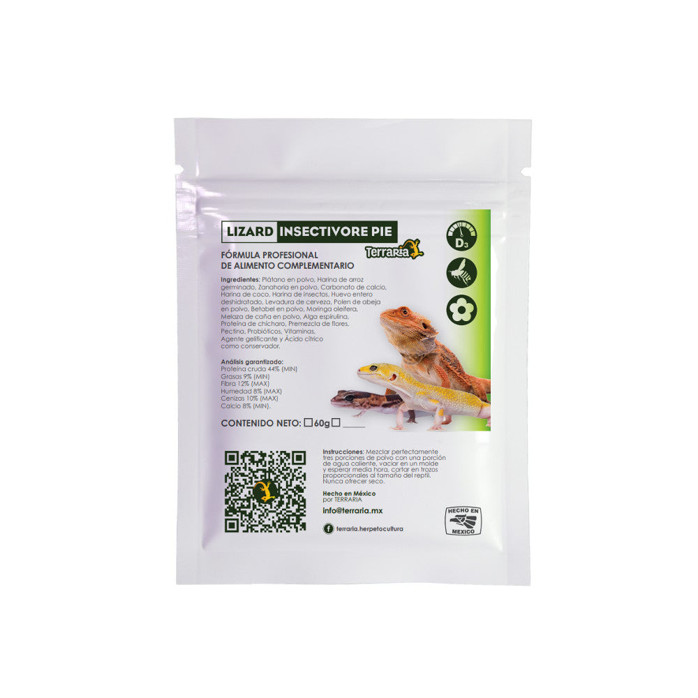Terraria Lizard Insectivore Pie 60g – ReptileInk
